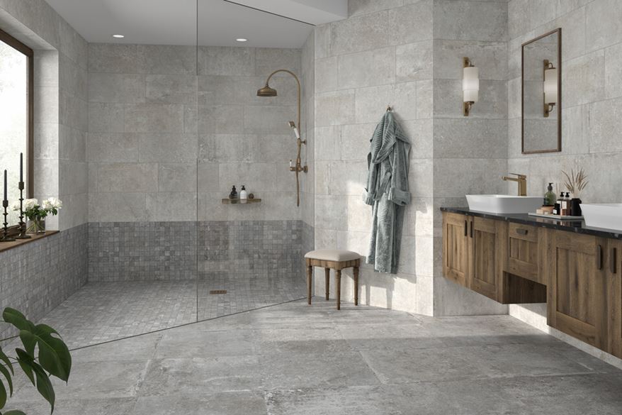 ARGENTA ETIENNE dlažba 60x60cm, greige | Koupelny Ptáček