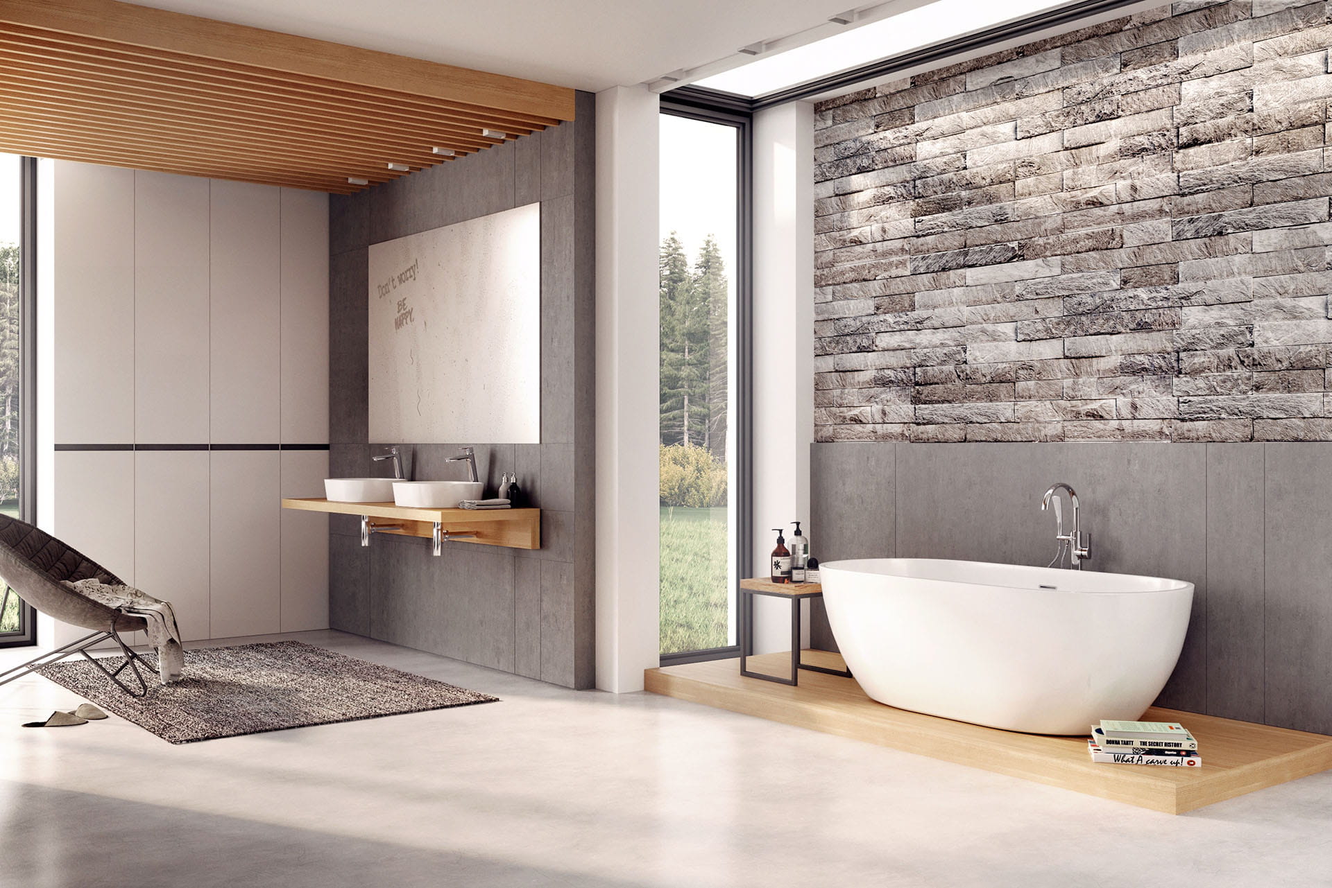 Volně stojící vana Ravak Freedom Q je elegance sama