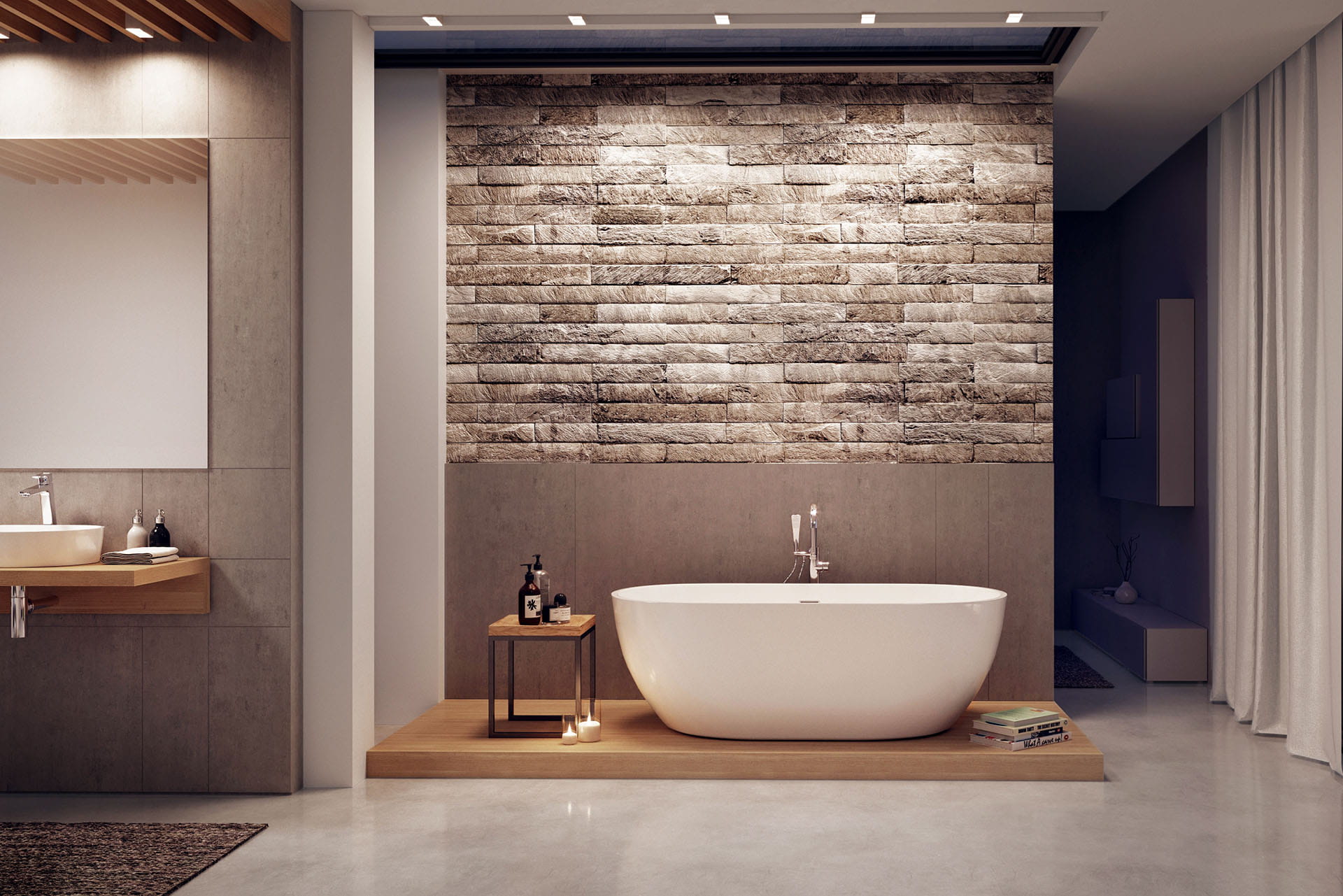 Volně stojící vana Ravak Freedom Q je elegance sama